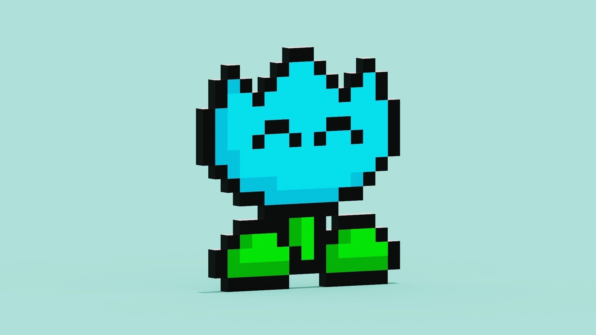 3D model Mario Ice flower VR / AR / low-poly | CGTrader