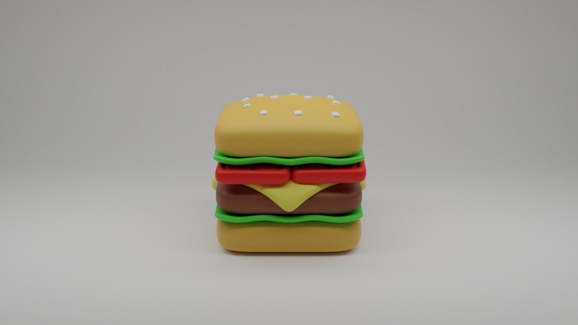 Cube Food Pack 1 3D Model 3D model | CGTrader
