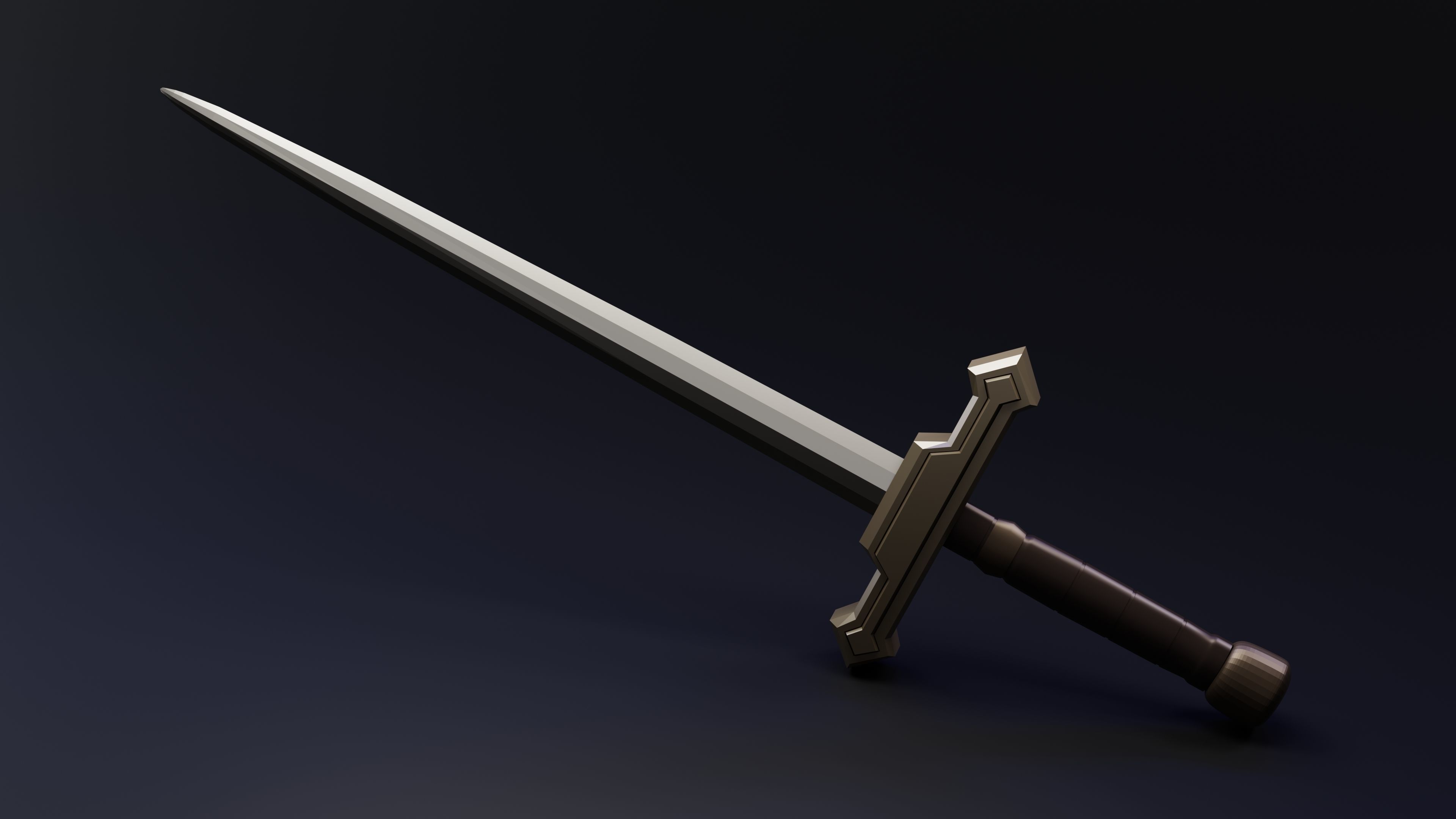 3D model Low poly Swords Vol1 VR / AR / low-poly | CGTrader