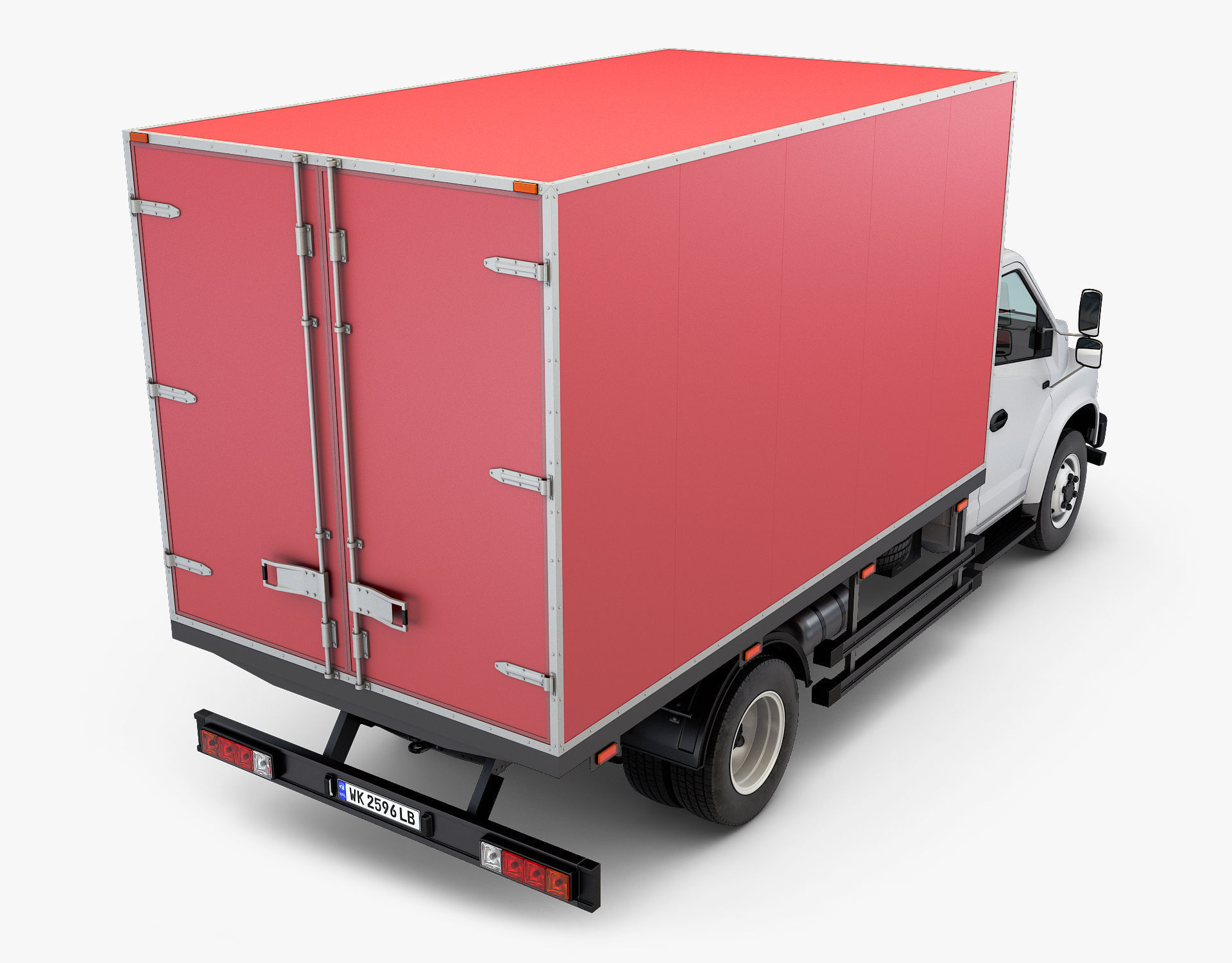 Truck Box v 2 3D model | CGTrader