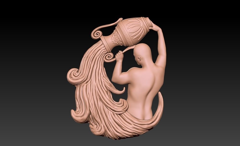Aquarius 3D Model 3D model 3D printable | CGTrader