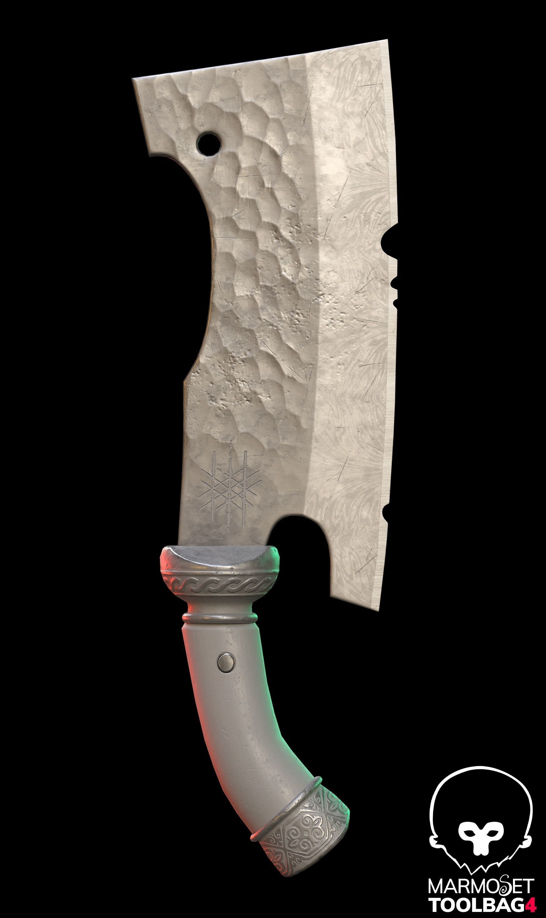 3D model Medieval Sword War Cleaver Melee Weapon Game-Ready model VR / AR / low-poly | CGTrader