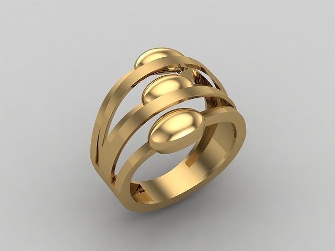 Women Ring Plain Ring Ready STL 3DM Models Womens Rings 3D model 3D ...