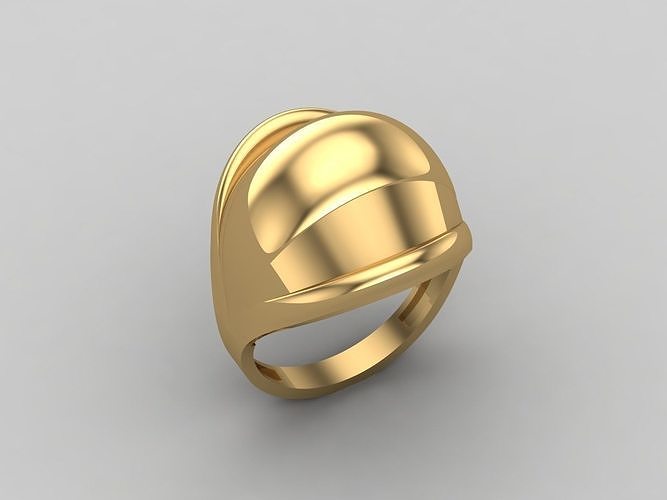 Women Ring Plain Ring Ready STL 3DM Models Womens Rings 3D model 3D ...