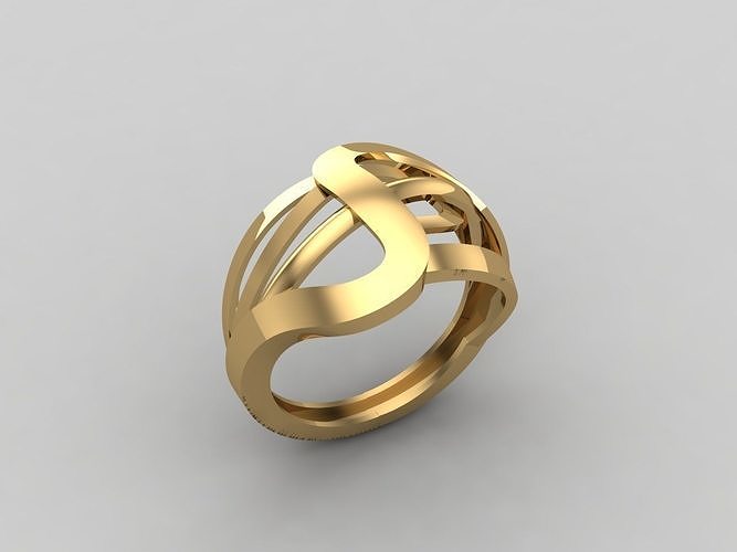 Women Ring Plain Ring Ready STL 3DM Models Womens Rings 3D model 3D ...