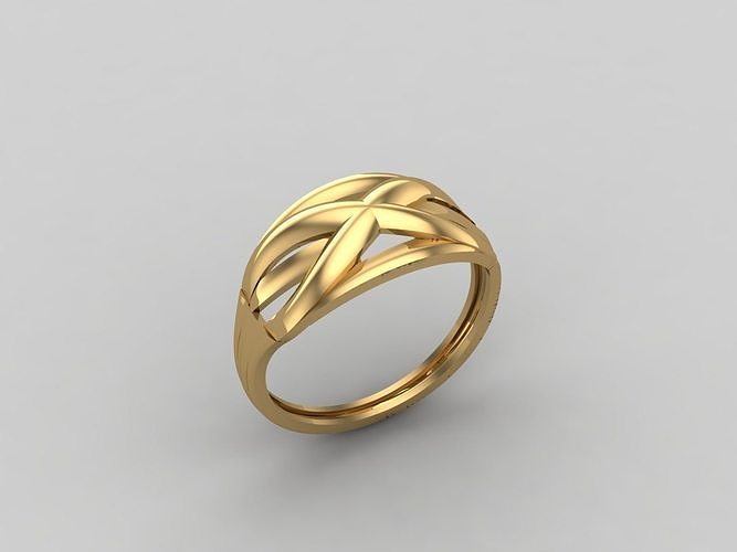 Women Ring Plain Ring Ready STL 3DM Models Womens Rings 3D model 3D ...