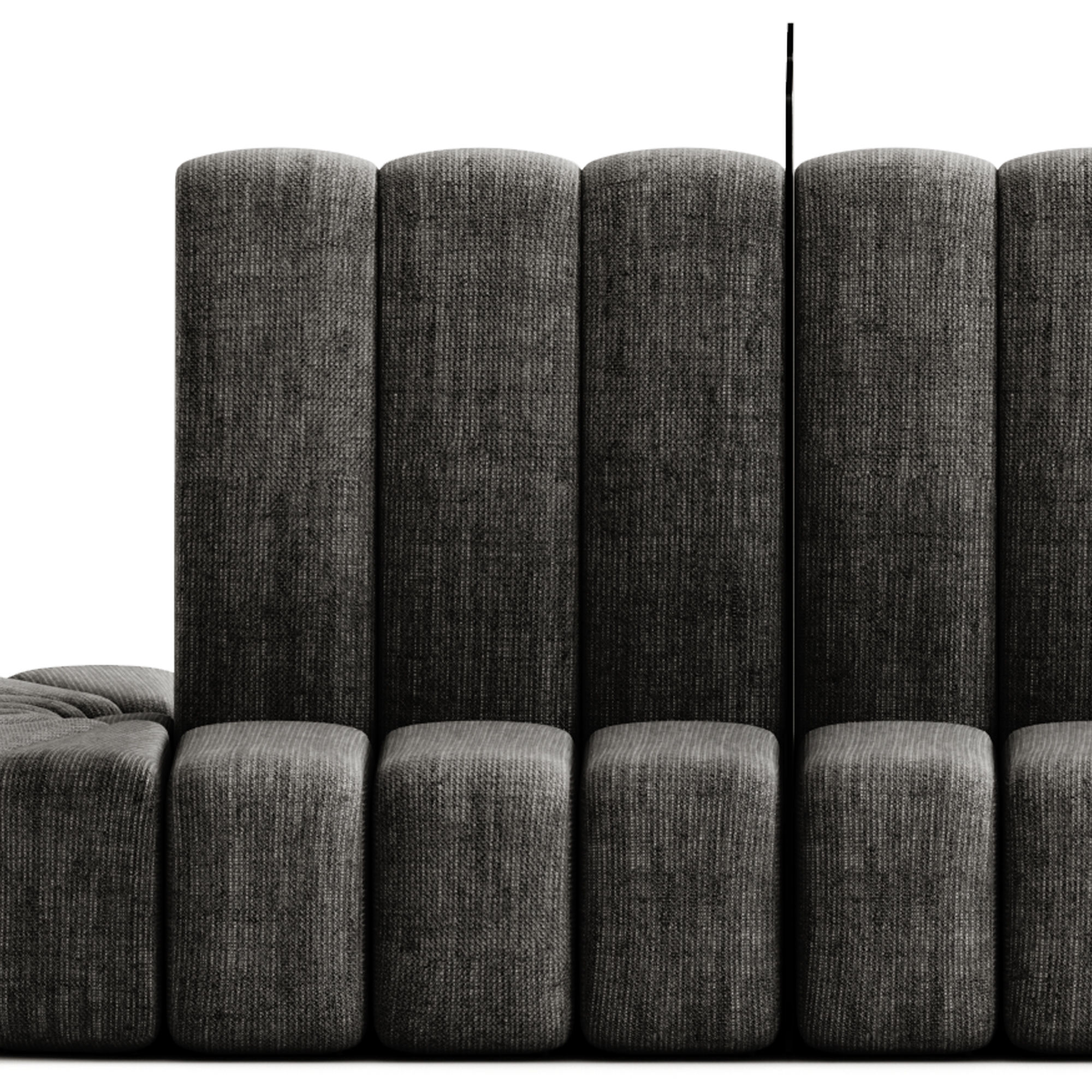 Bla Station Bob Module Hide Sofa with Plexiglass Divider 3D model ...