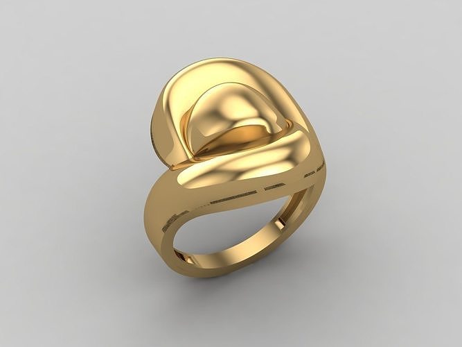 Women Ring Plain Ring Ready STL 3DM Models Womens Rings 3D model 3D ...