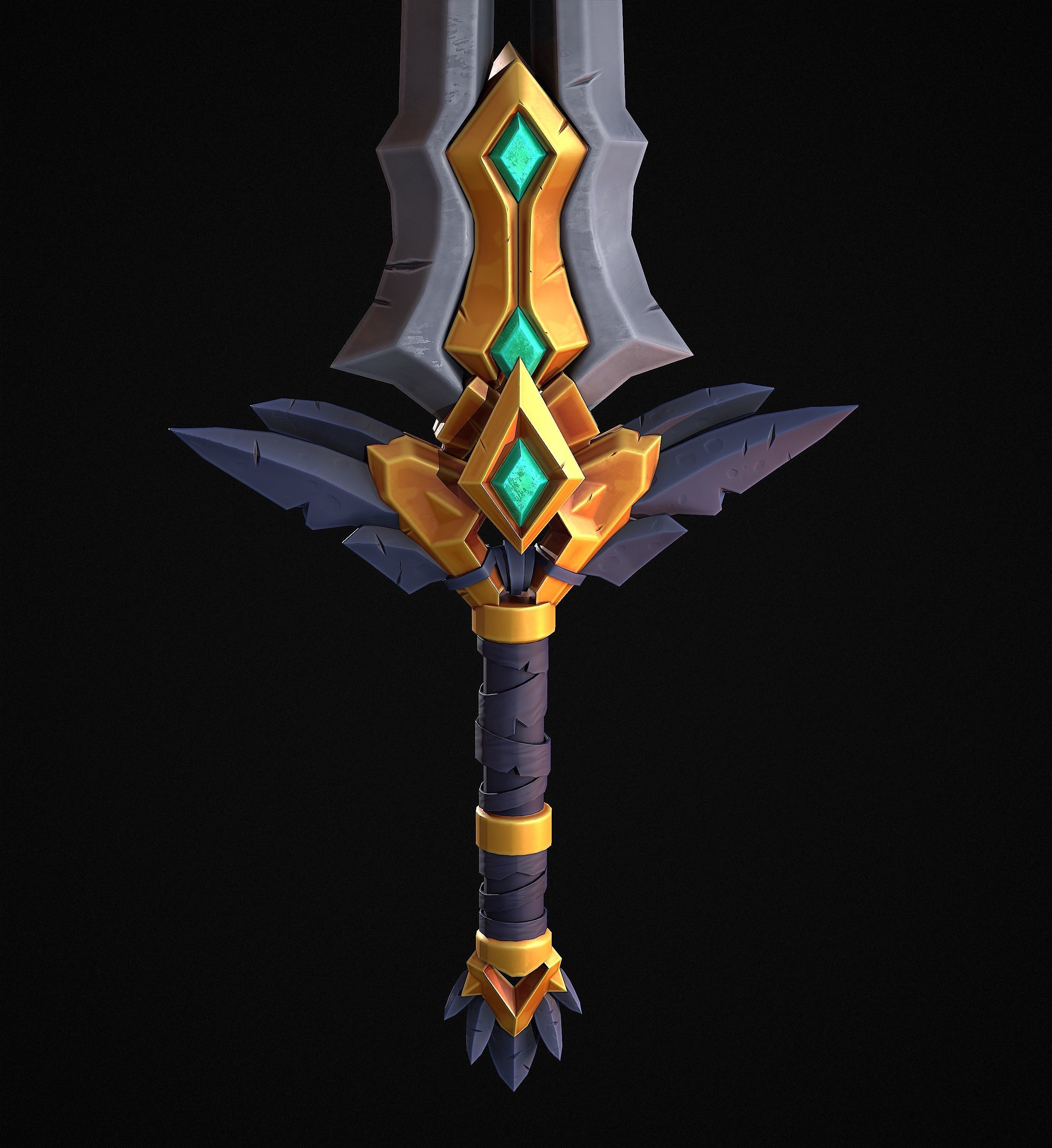 Stylized Sword free VR / AR / low-poly 3D model | CGTrader
