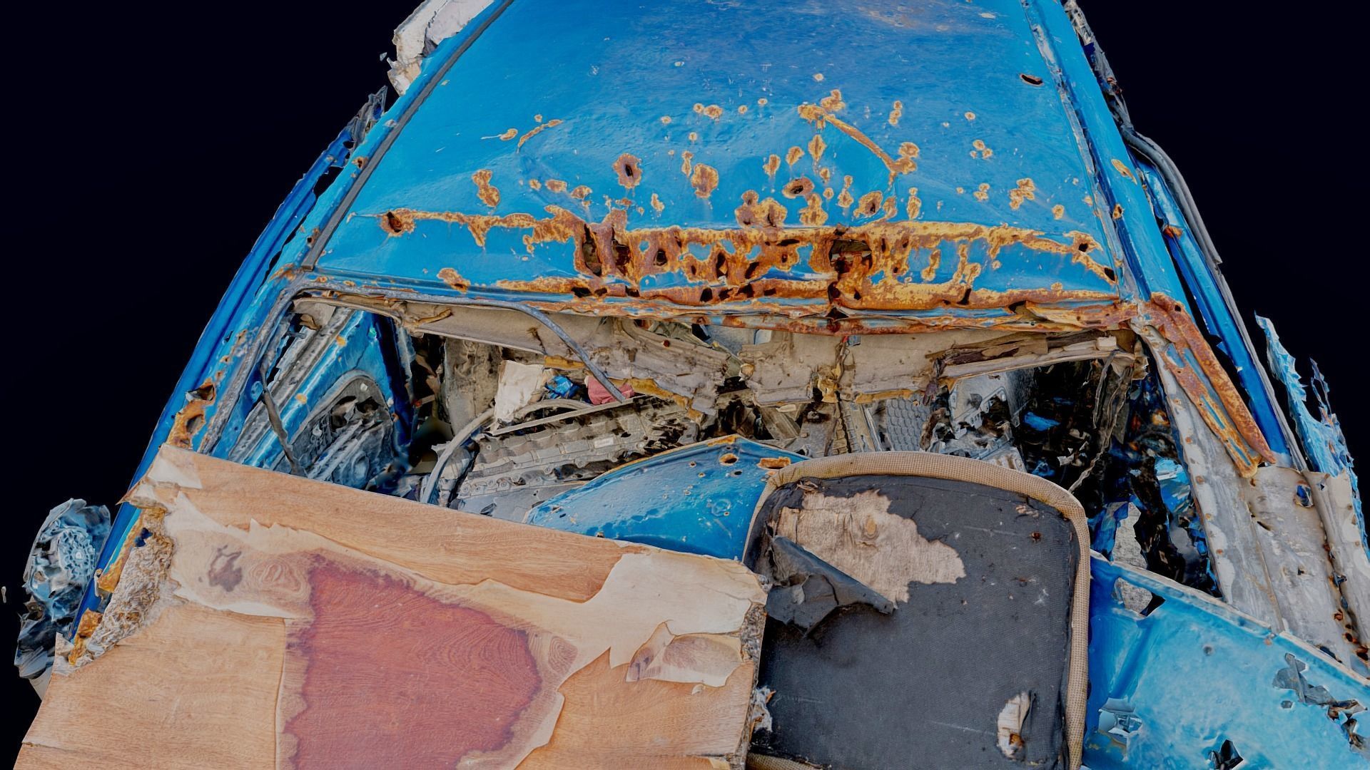 3D model - Hyundai Elantra - Destroyed Car in Kyiv Ukraine 3D model ...