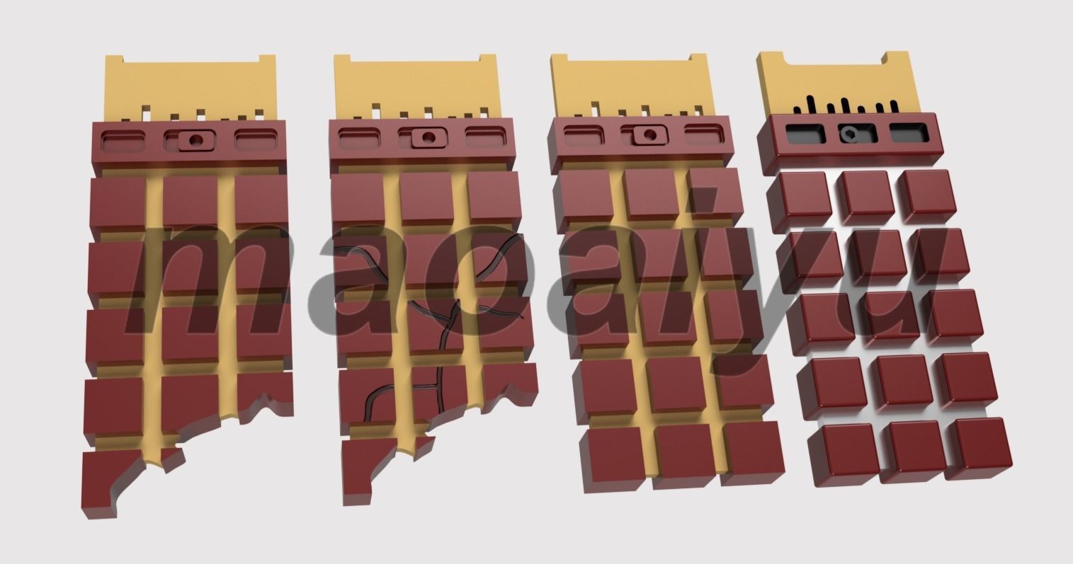 Terminator T2 and T5 T-800 CPU chip 3D model 3D printable | CGTrader