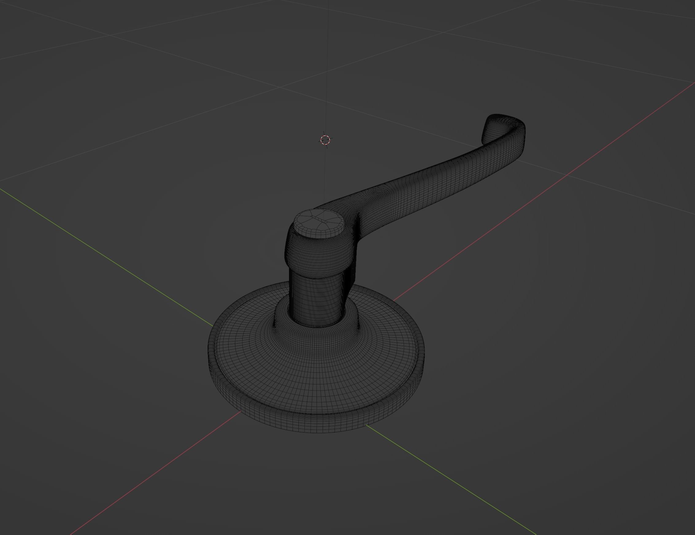 Brass handle doorknob free 3D model | CGTrader