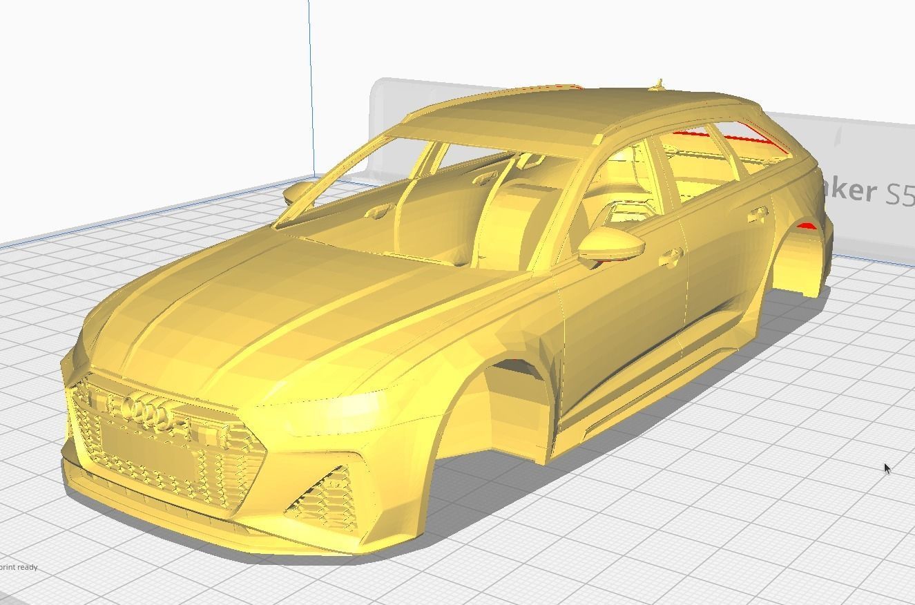 Audi RS6 Avant 2020 Printable Body 3D model 3D printable | CGTrader