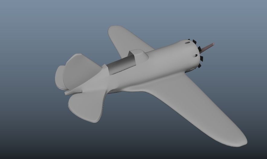 3d plane i-16 model 3D model | CGTrader