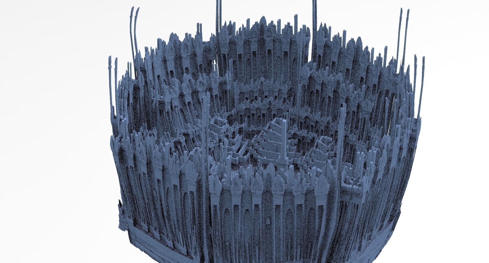 Dantes Hell Ring Tall 3D model | CGTrader