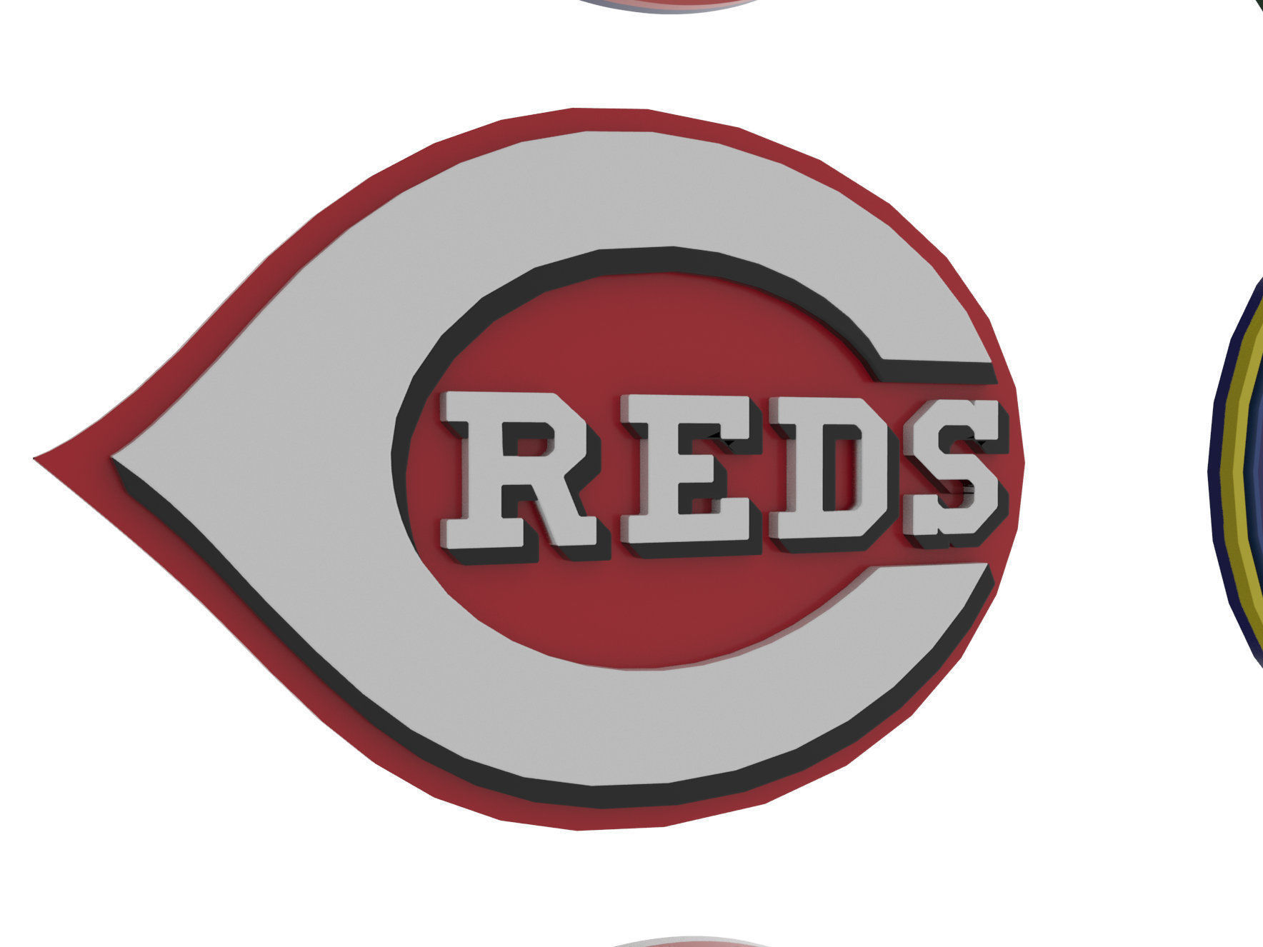MLB Major League Baseball EVERY TEAMS LOGOS 3D model 3D printable ...