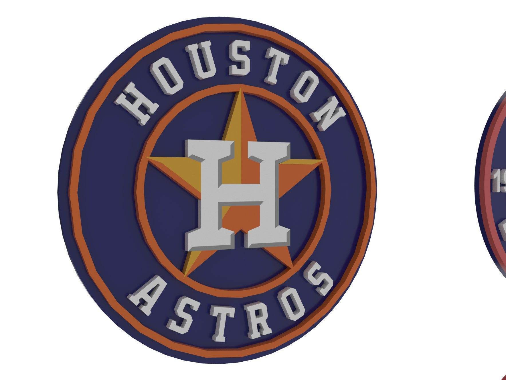 MLB Major League Baseball EVERY TEAMS LOGOS 3D model 3D printable ...