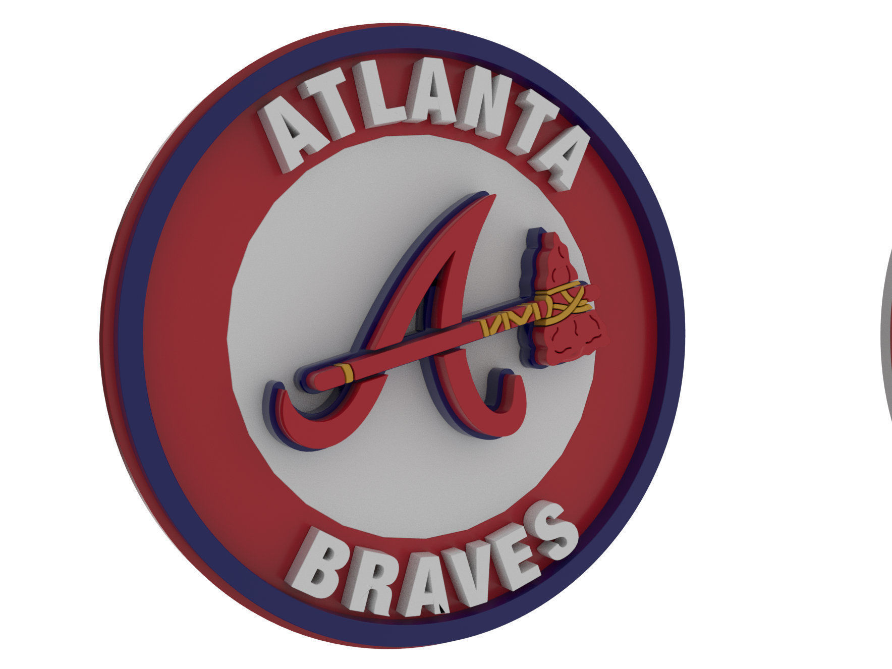 MLB Major League Baseball EVERY TEAMS LOGOS 3D model 3D printable ...