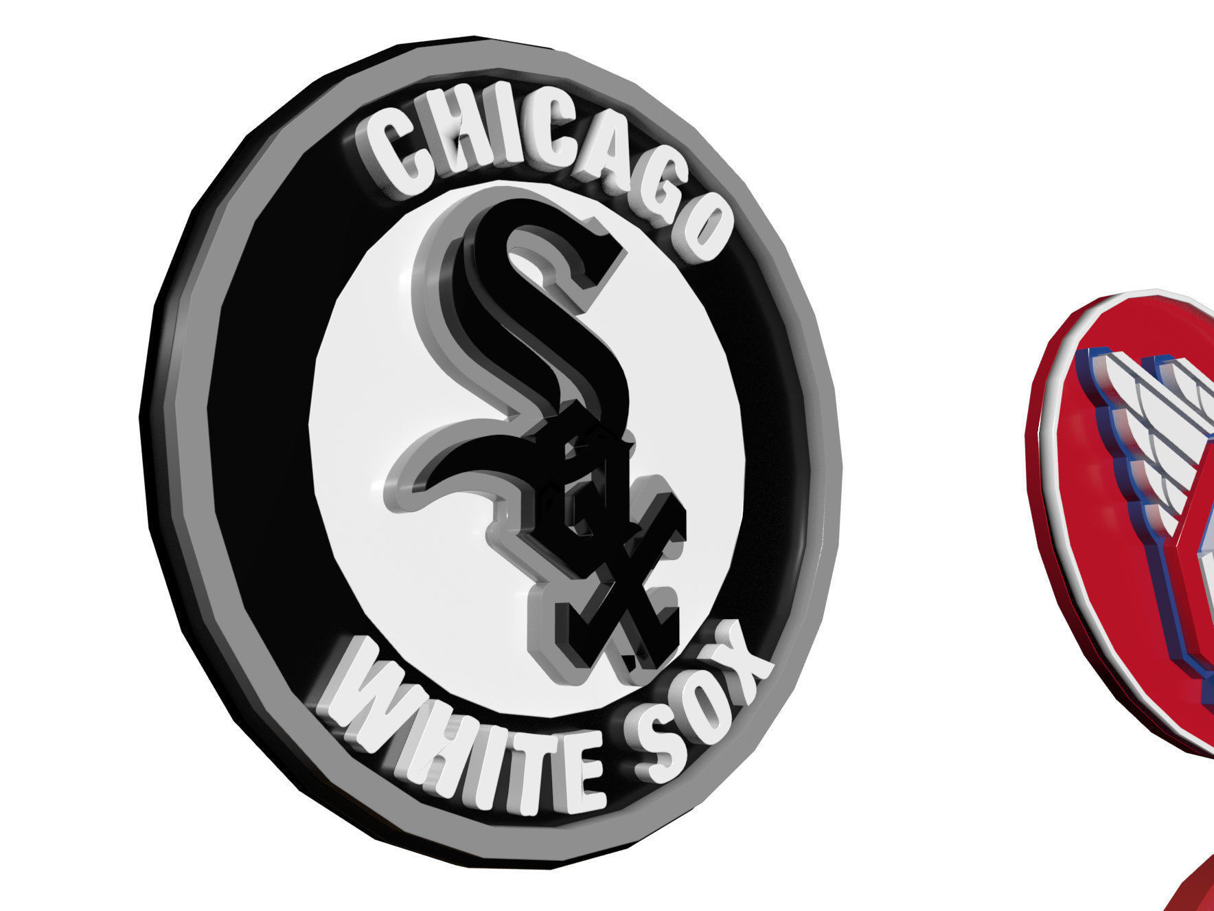 MLB Major League Baseball EVERY TEAMS LOGOS 3D model 3D printable ...