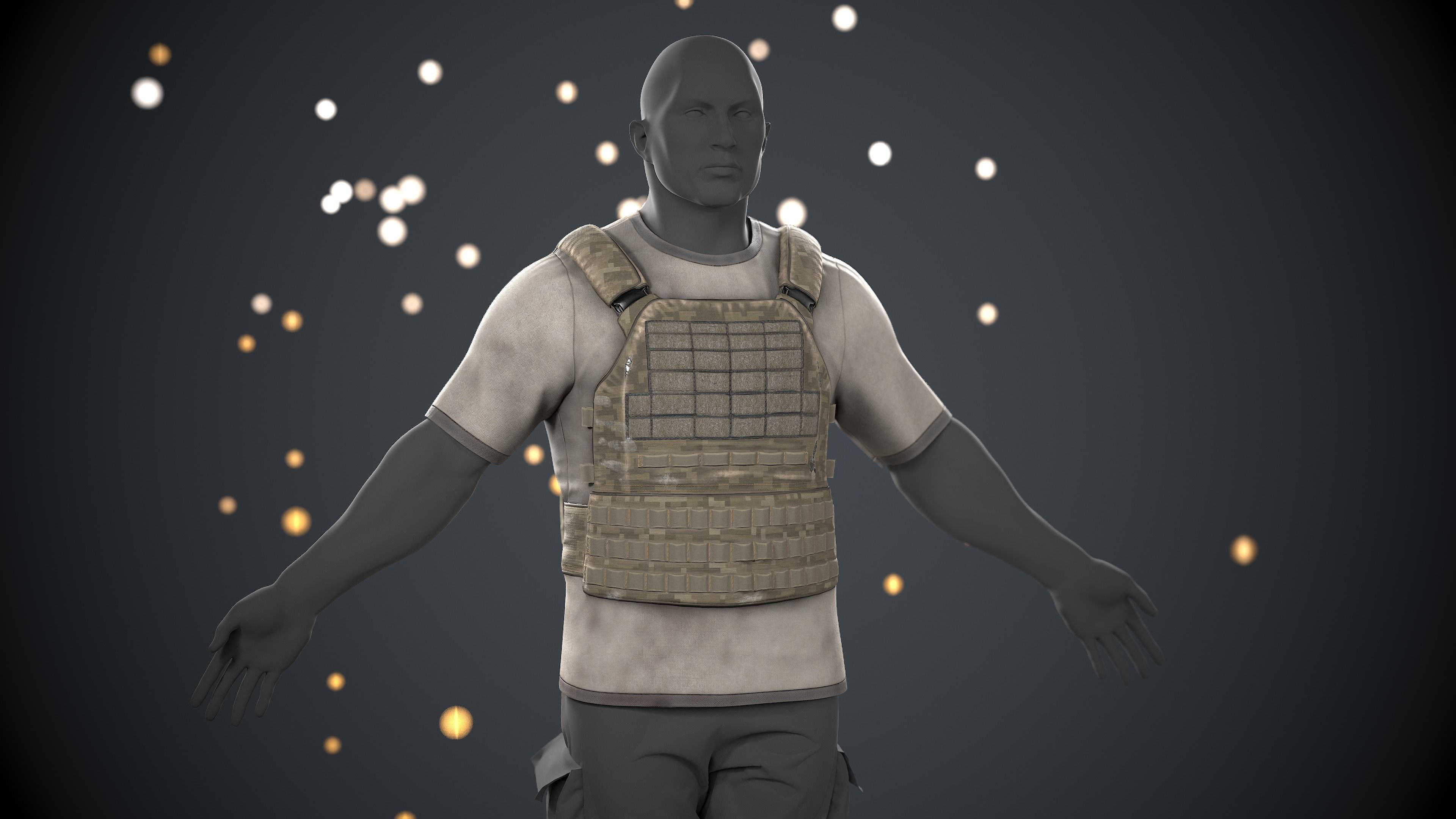 3D model Tactical vest VR / AR / low-poly | CGTrader