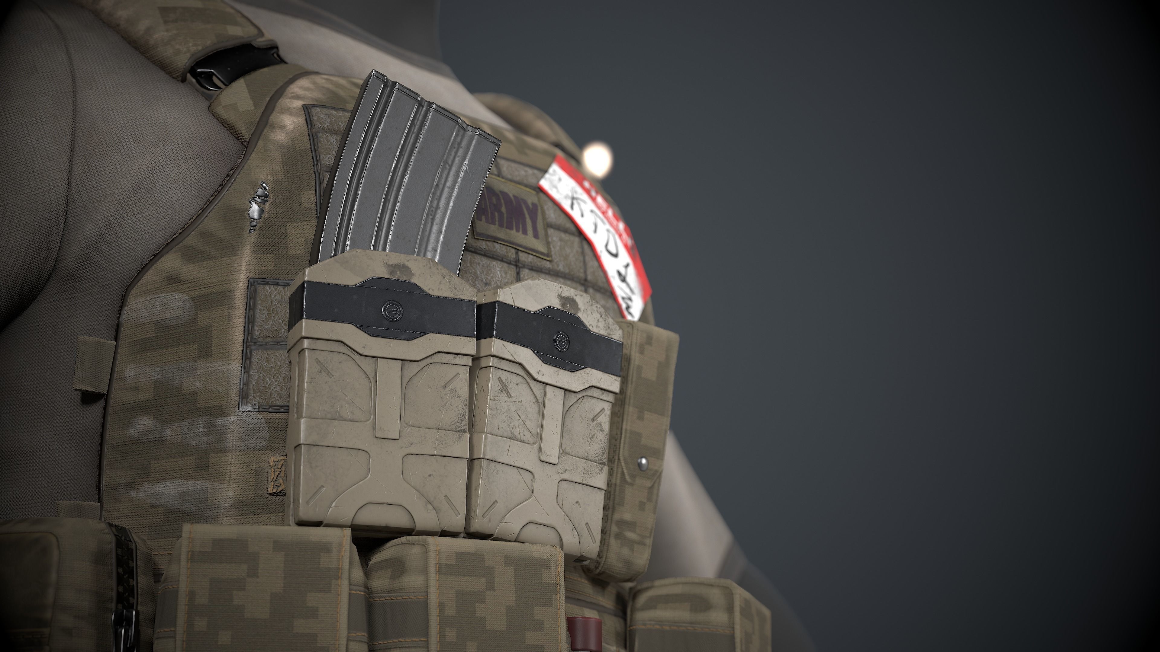 3D model Tactical vest VR / AR / low-poly | CGTrader