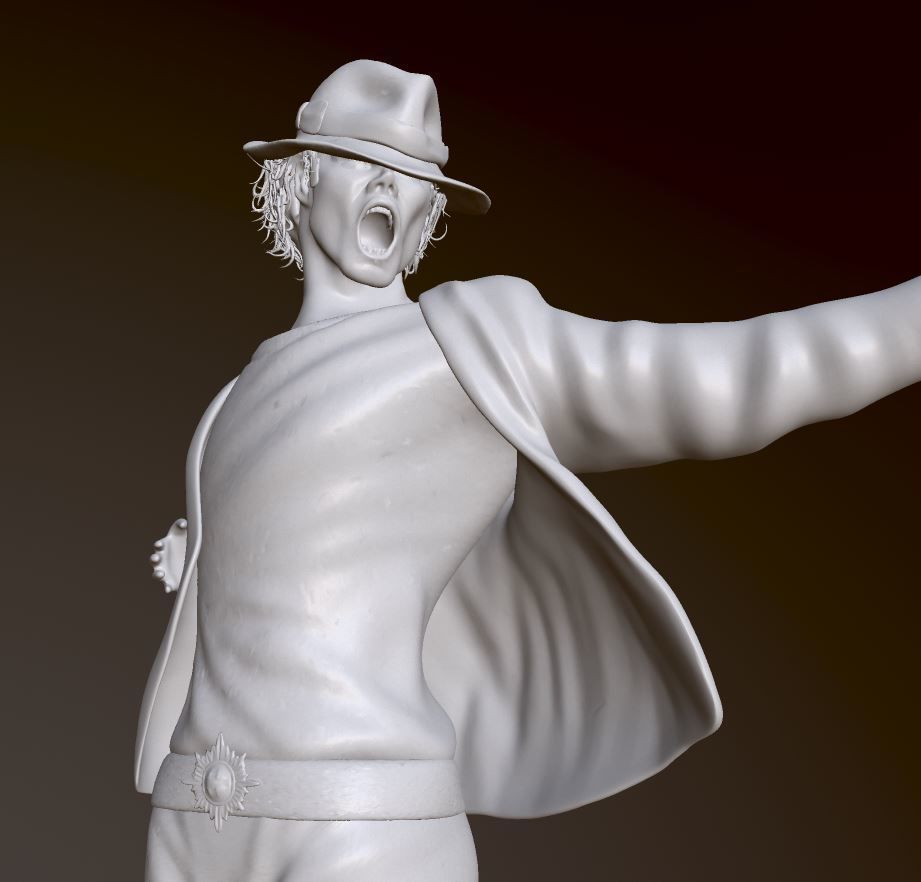 Michael Jackson 3D model 3D printable | CGTrader