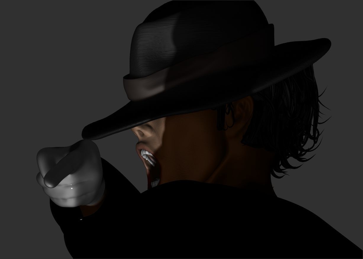 Michael Jackson 3D model 3D printable | CGTrader