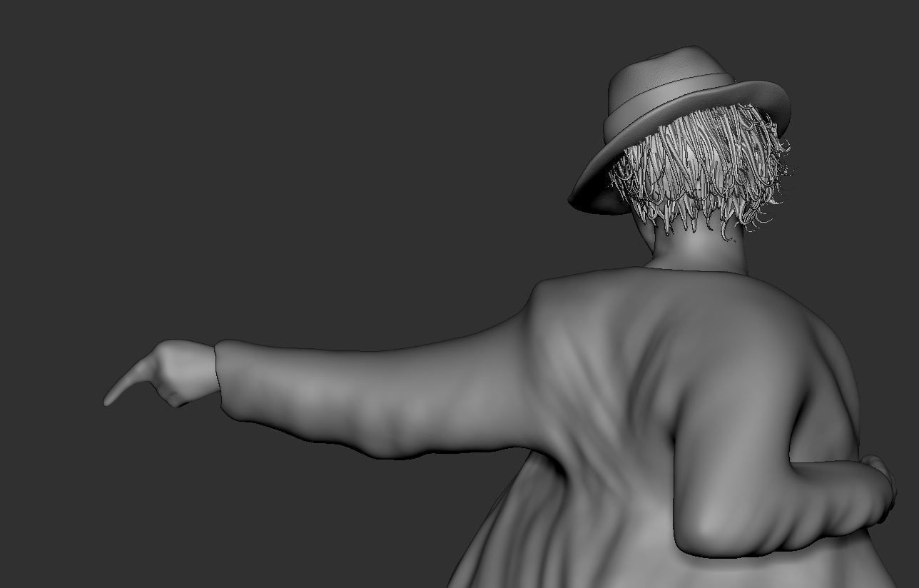 Michael Jackson 3D model 3D printable | CGTrader