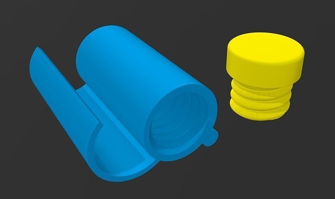 Smartphone Holder Tube Cable Storage Container Stand free 3D model 3D ...