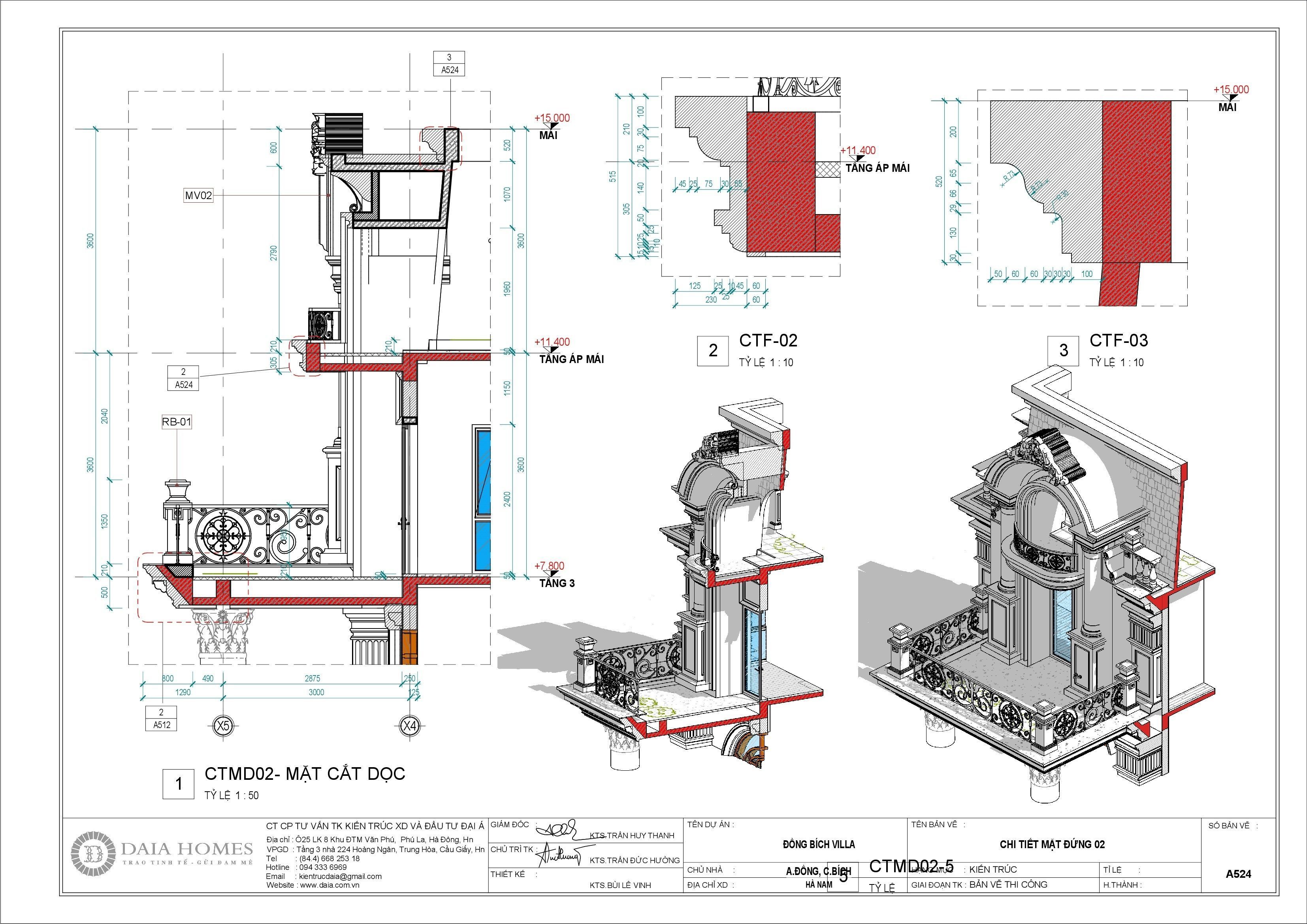 classic villa model revit templete family 3D model | CGTrader