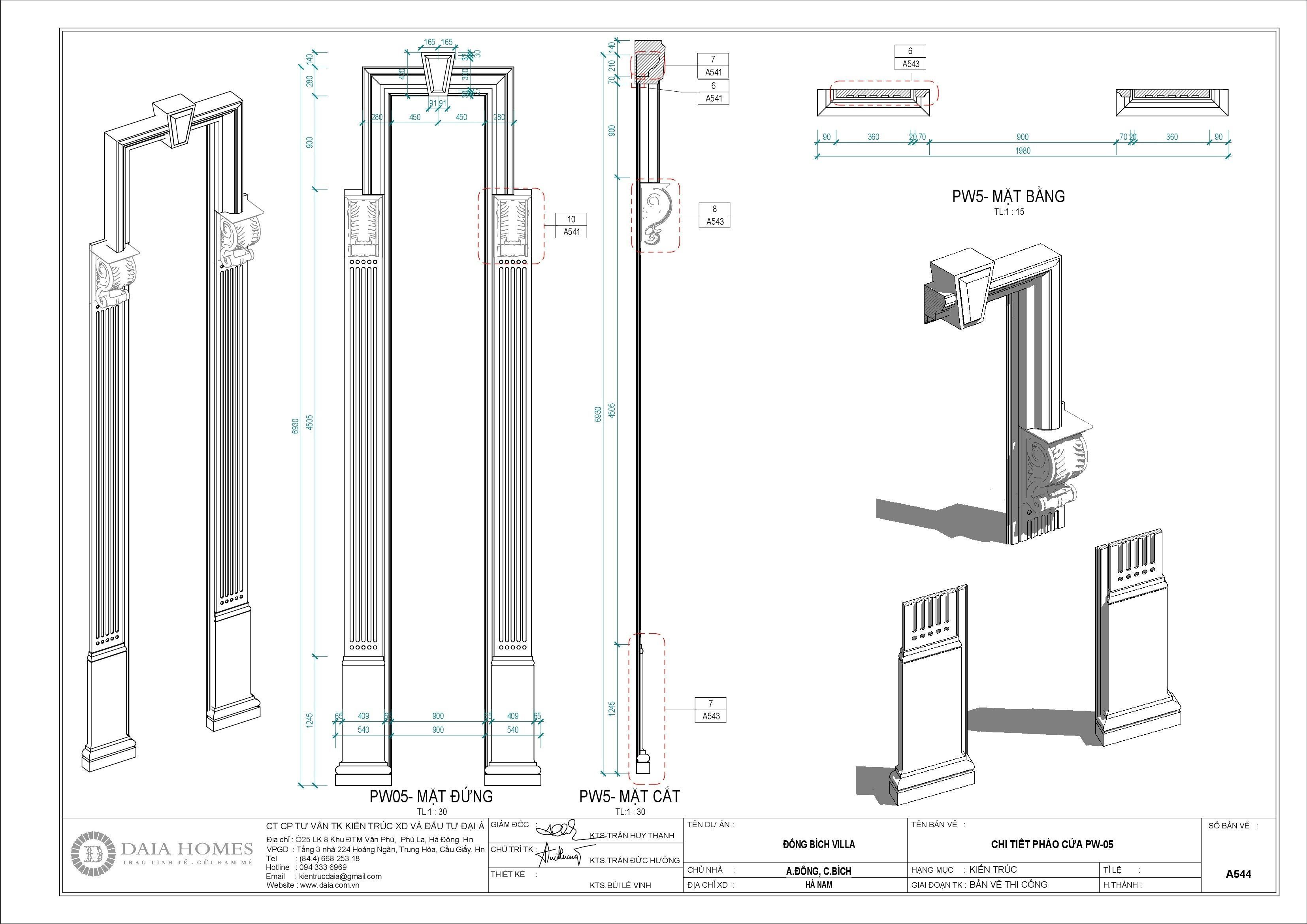 classic villa model revit templete family 3D model | CGTrader