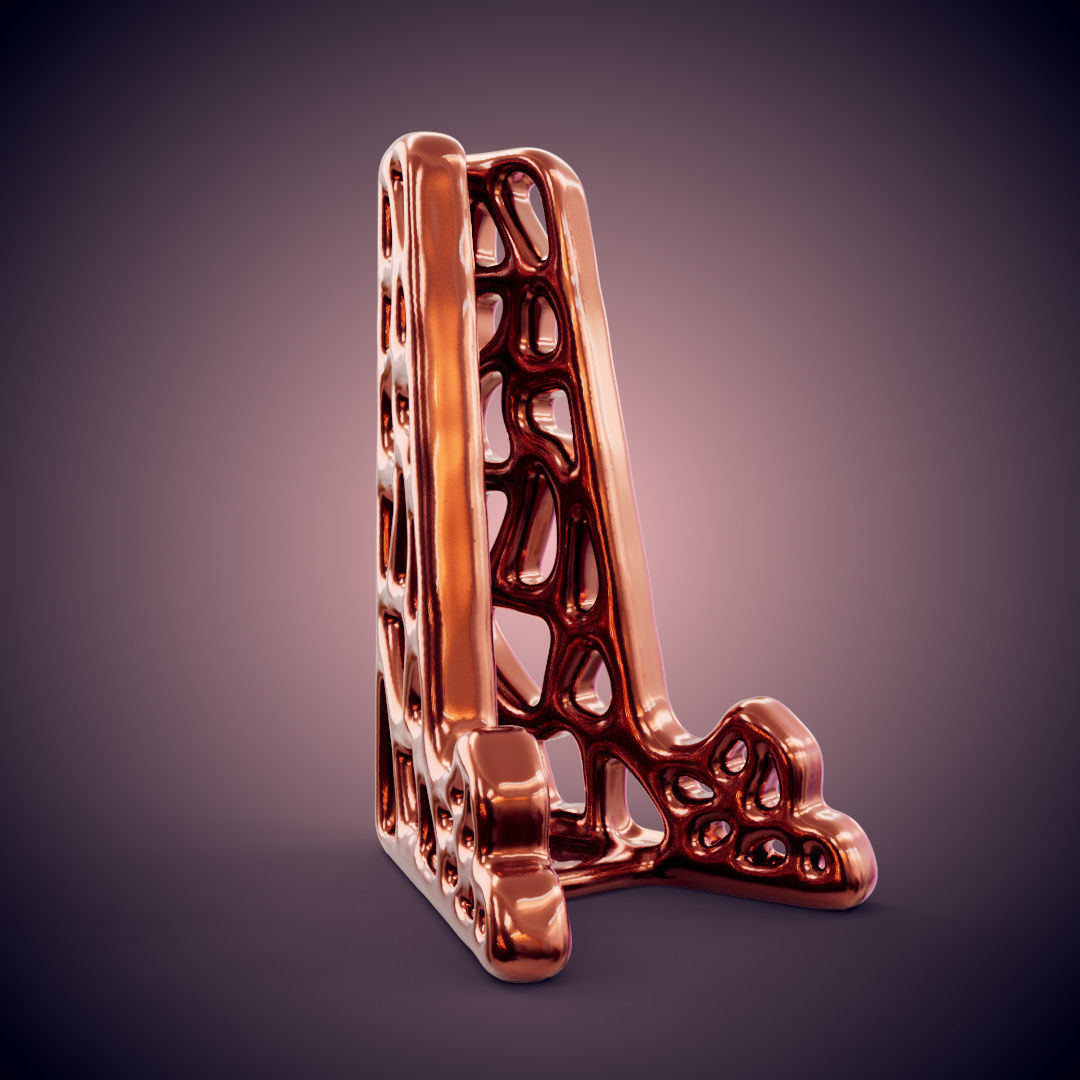 Modern style phone stand 3D model 3D printable | CGTrader