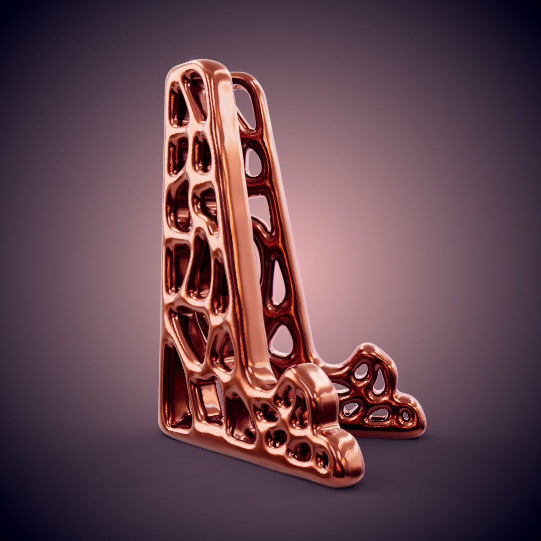 Modern style phone stand 3D model 3D printable | CGTrader