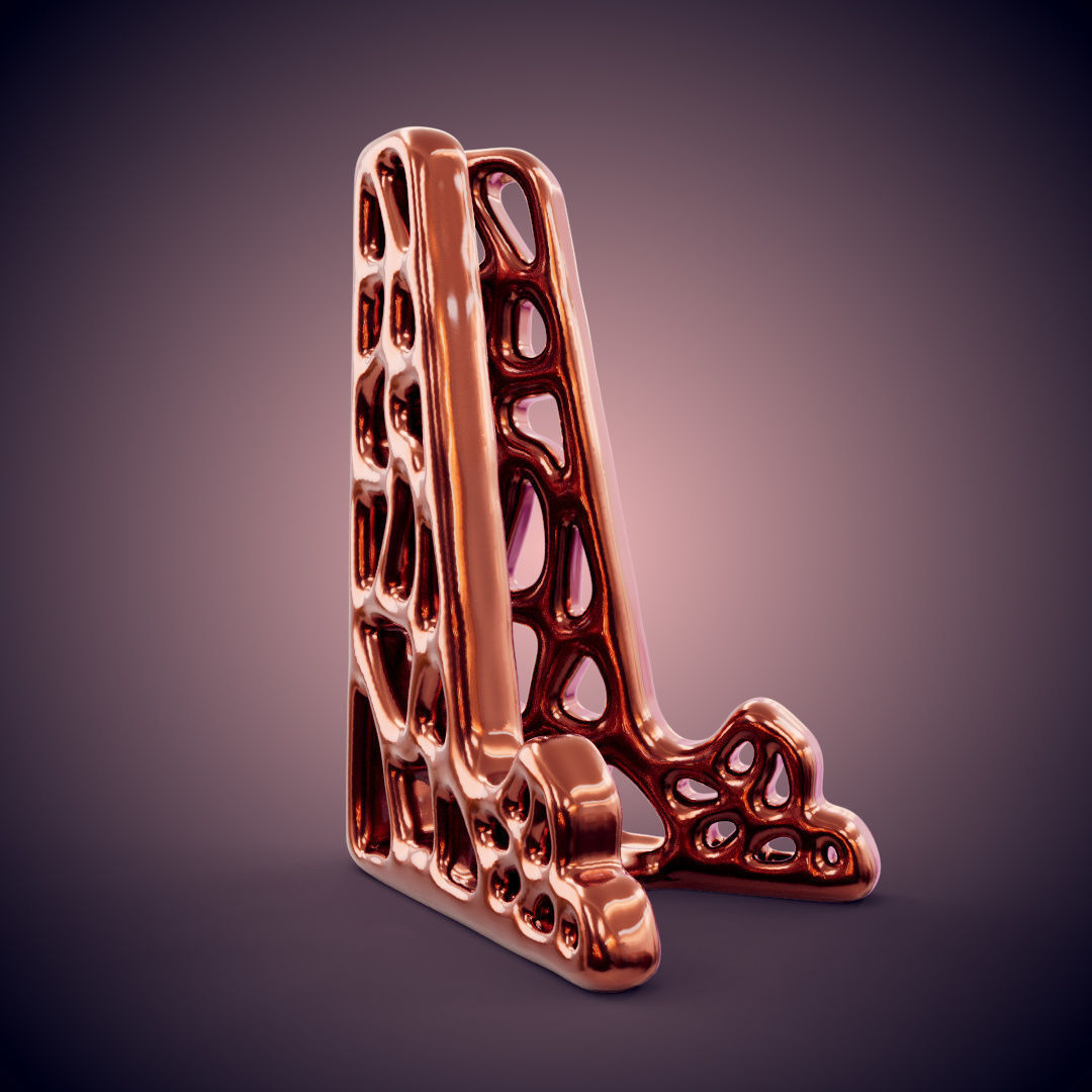 Modern style phone stand 3D model 3D printable | CGTrader