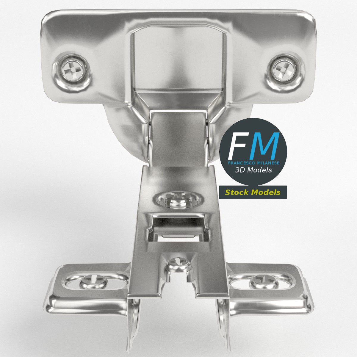 Cabinet hinge 2 3D model | CGTrader