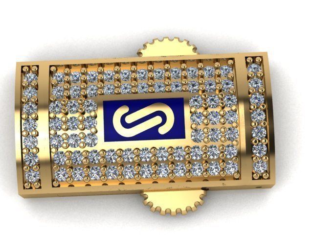 Lock bracelet or necklace clasp 3D model 3D printable | CGTrader