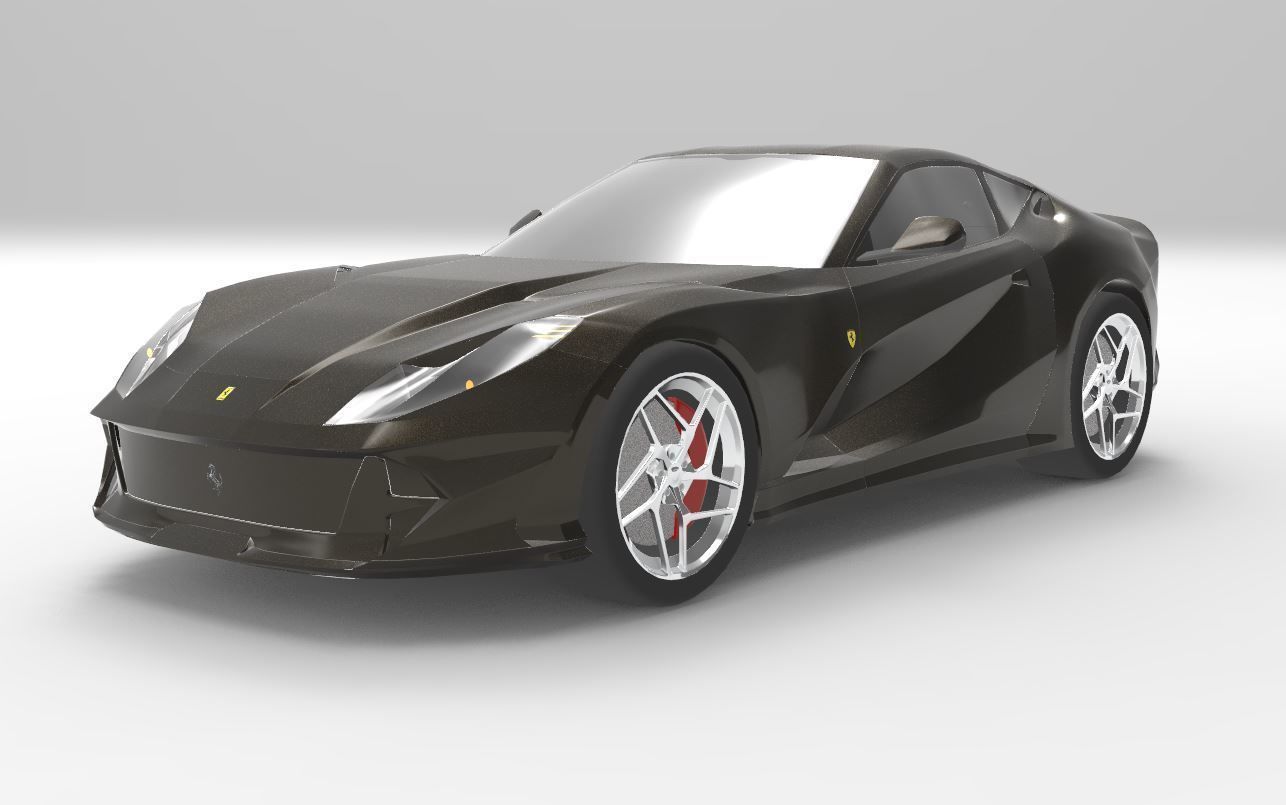 Ferrari 812 Superfast Printable 3D model 3D printable | CGTrader