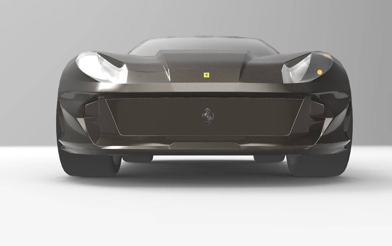 Ferrari 812 Superfast Printable 3D model 3D printable | CGTrader
