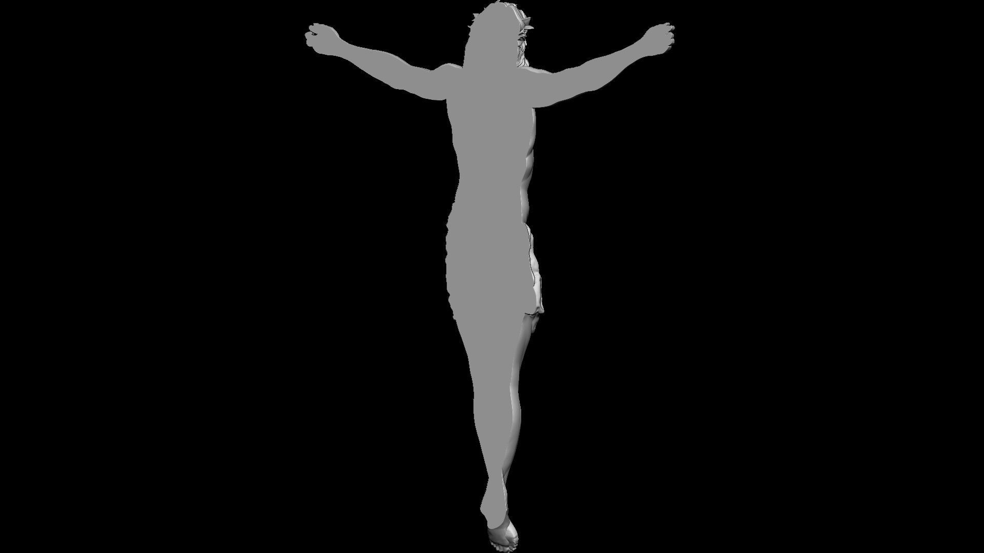 Crucifixion of Jesus Christ Cross Number 3 3D model 3D printable | CGTrader