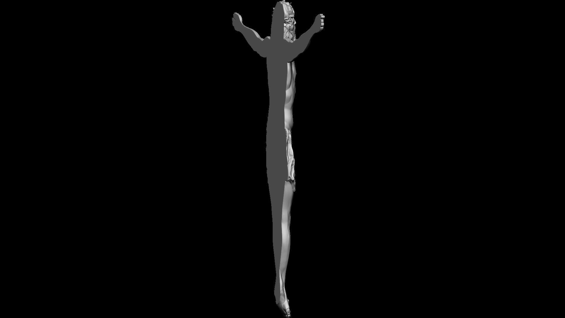 Crucifixion of Jesus Christ Cross Number 3 3D model 3D printable | CGTrader