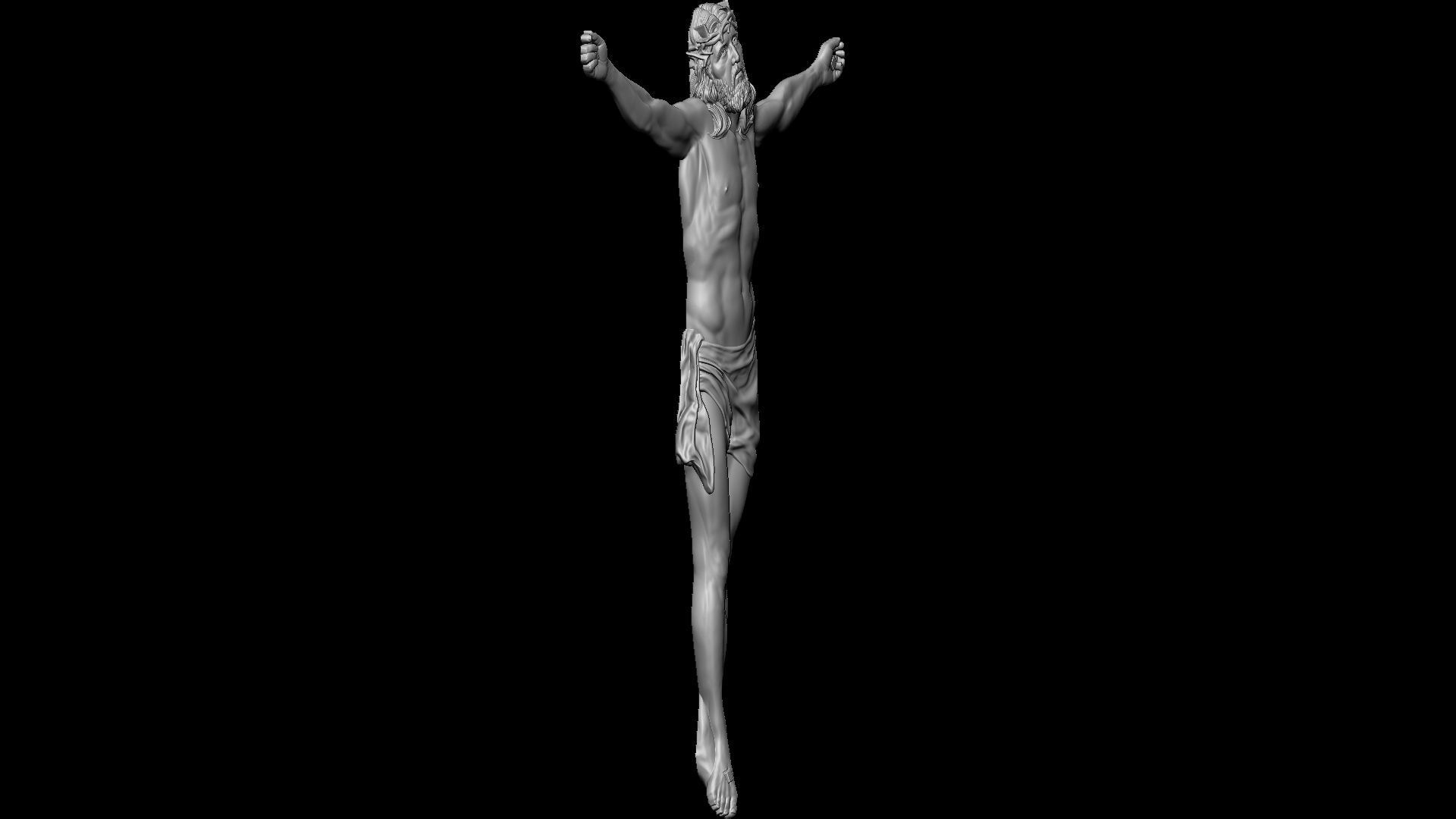 Crucifixion of Jesus Christ Cross Number 3 3D model 3D printable | CGTrader