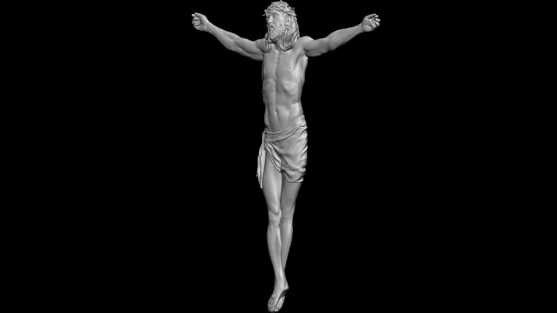 Crucifixion of Jesus Christ Cross Number 3 3D model 3D printable | CGTrader