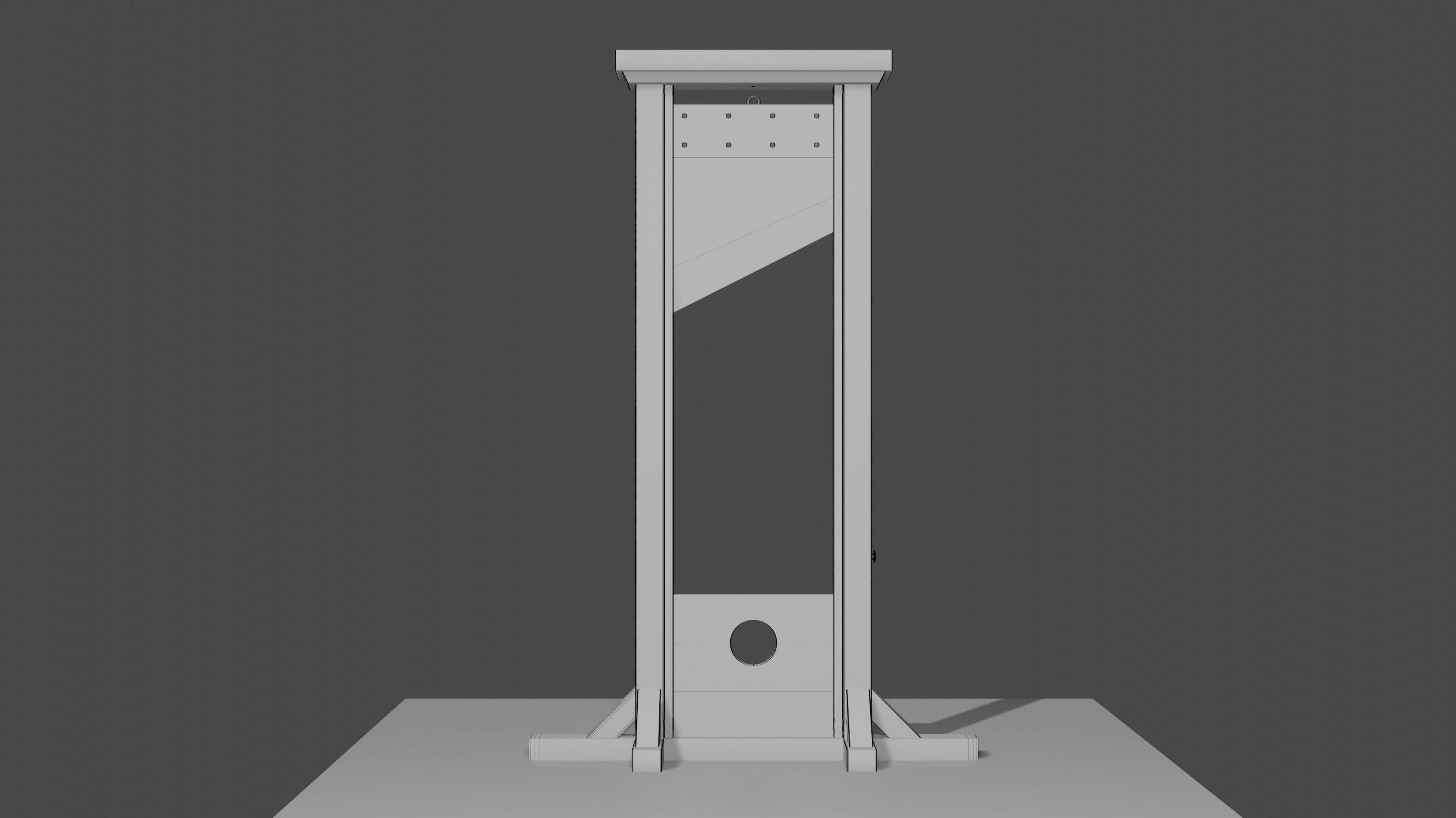 Guillotine Prop 3D model | CGTrader