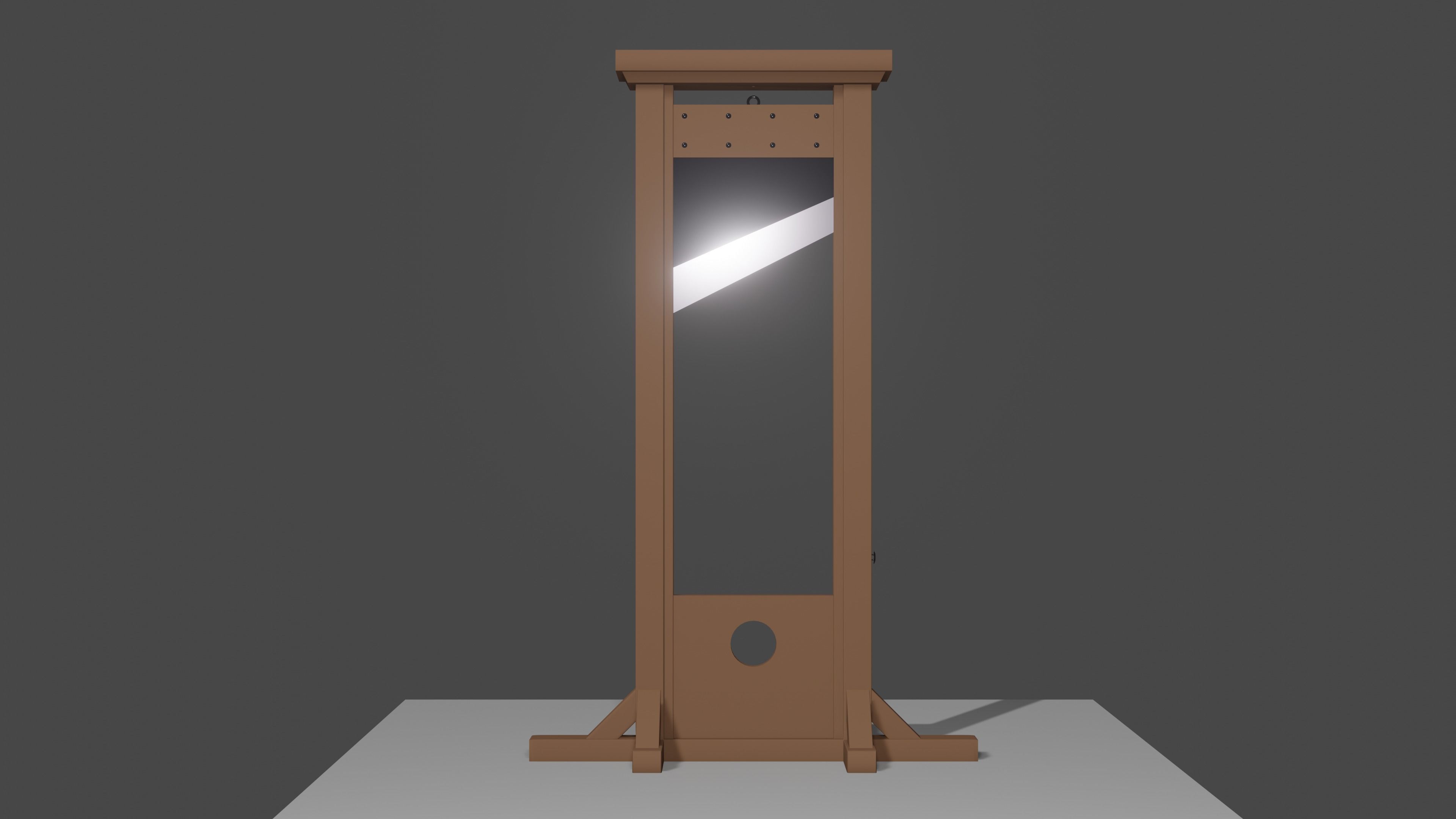 Guillotine Prop 3D model | CGTrader