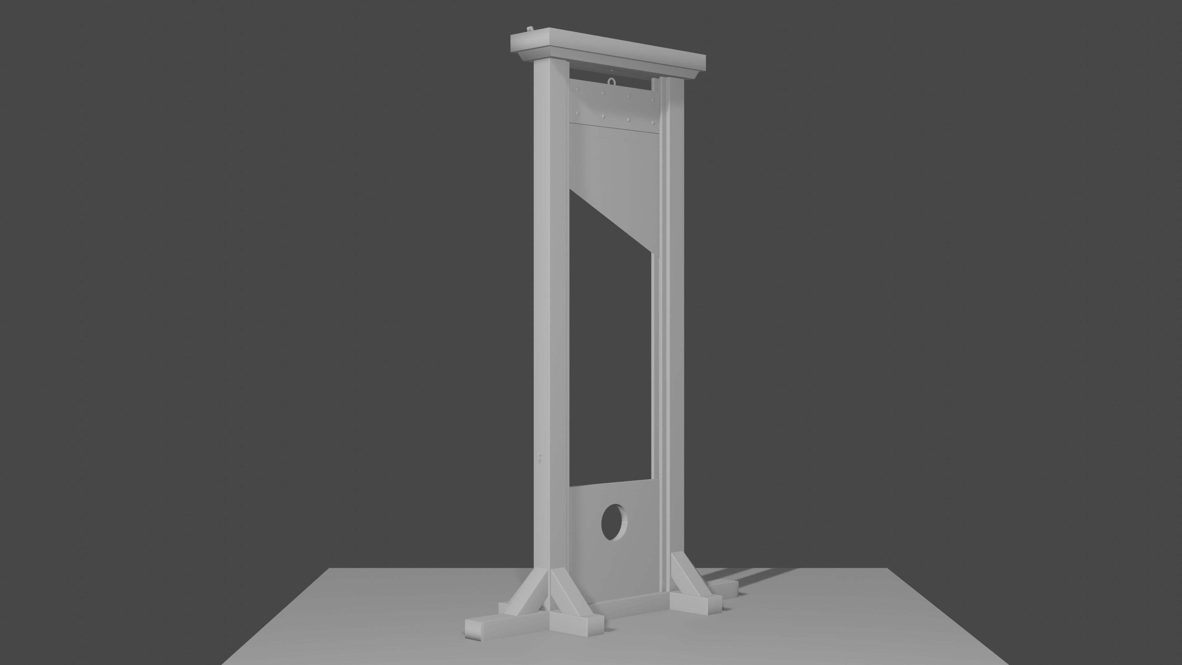 Guillotine Prop 3D model | CGTrader