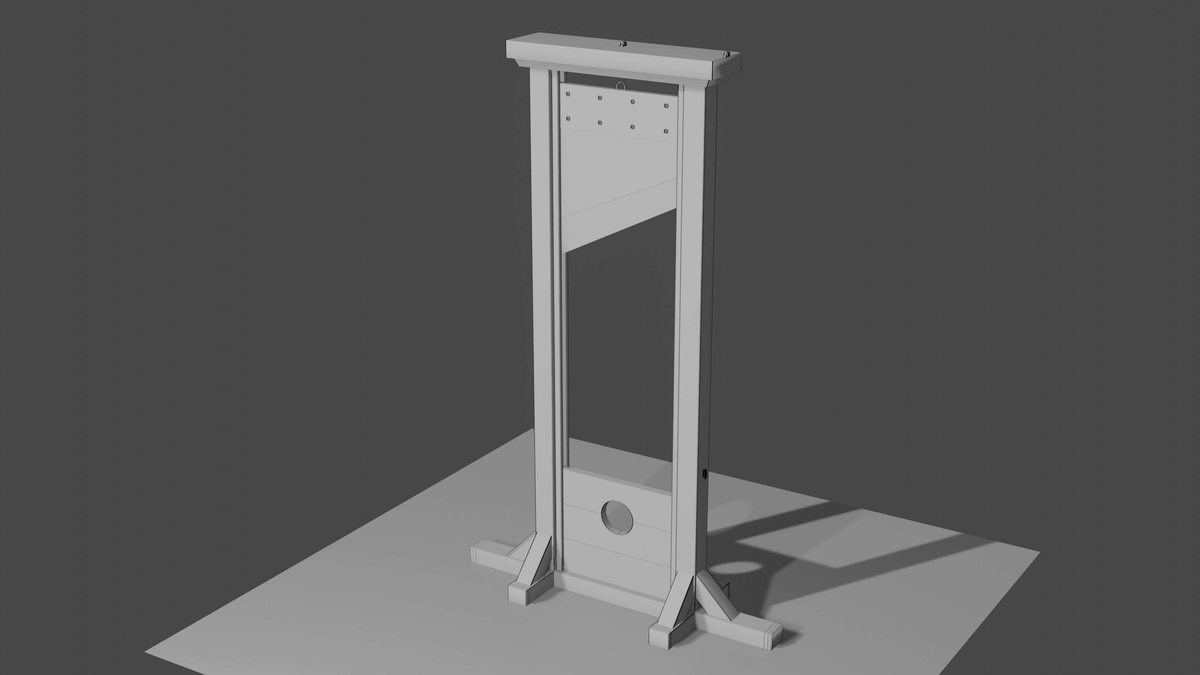 Guillotine Prop 3D model | CGTrader