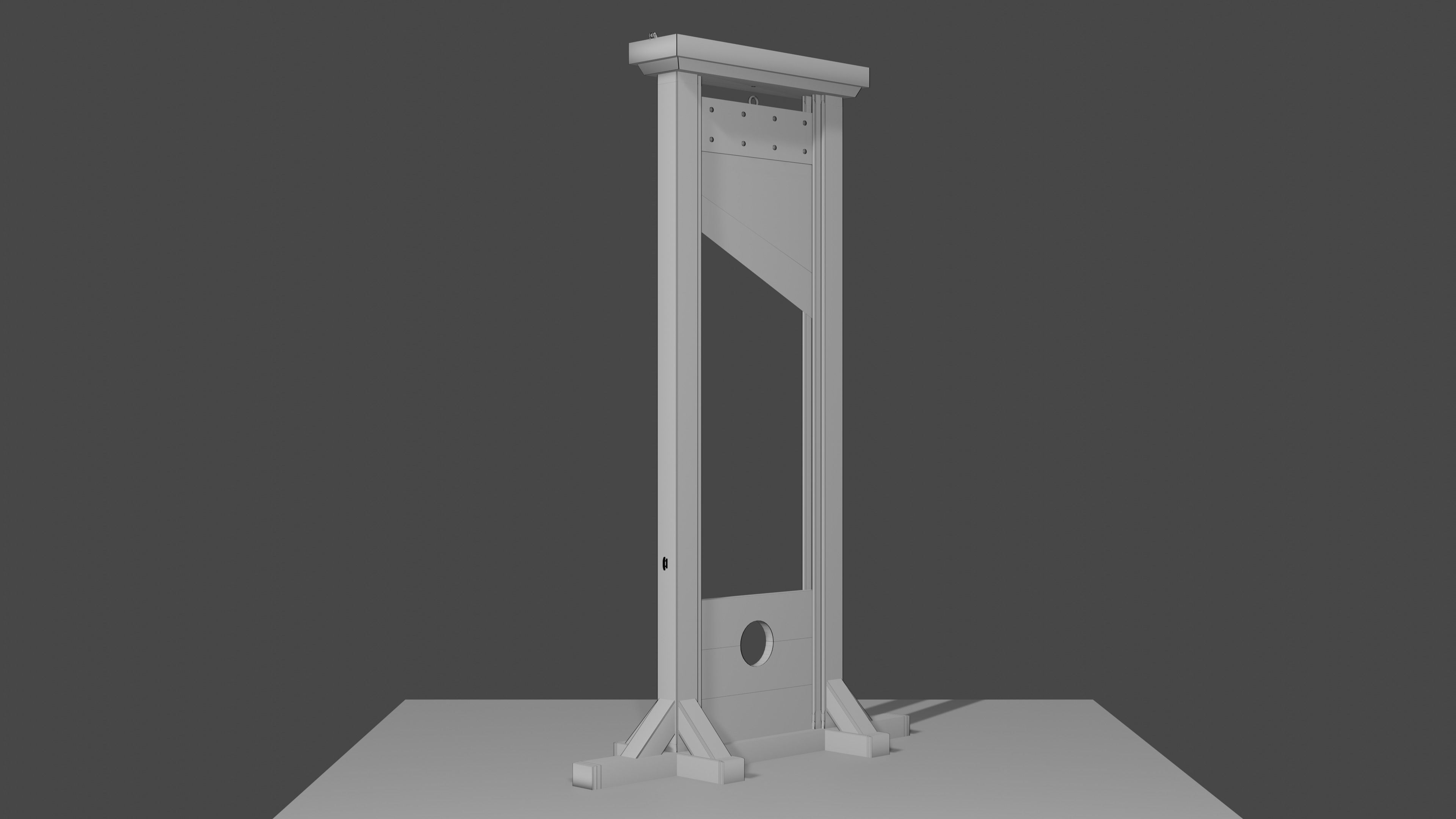 Guillotine Prop 3D model | CGTrader