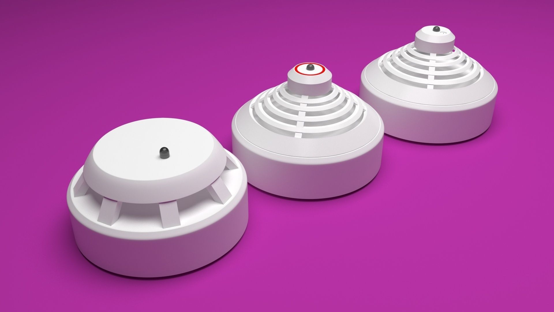 Smoke Detectors 3D model | CGTrader