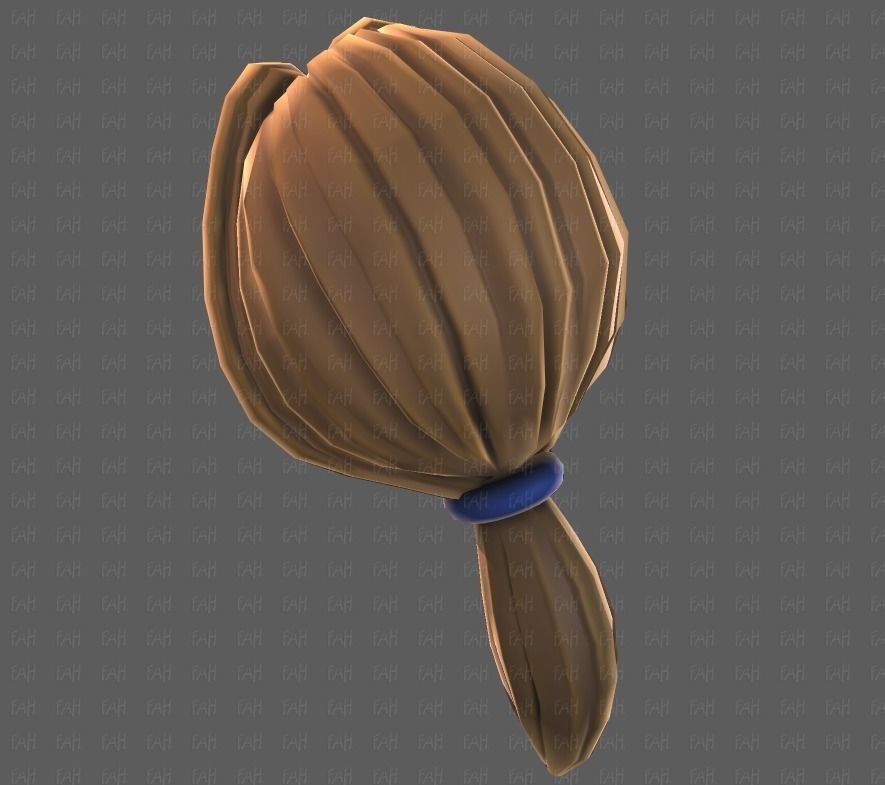 3D model Base Hair for girl V54 VR / AR / low-poly | CGTrader