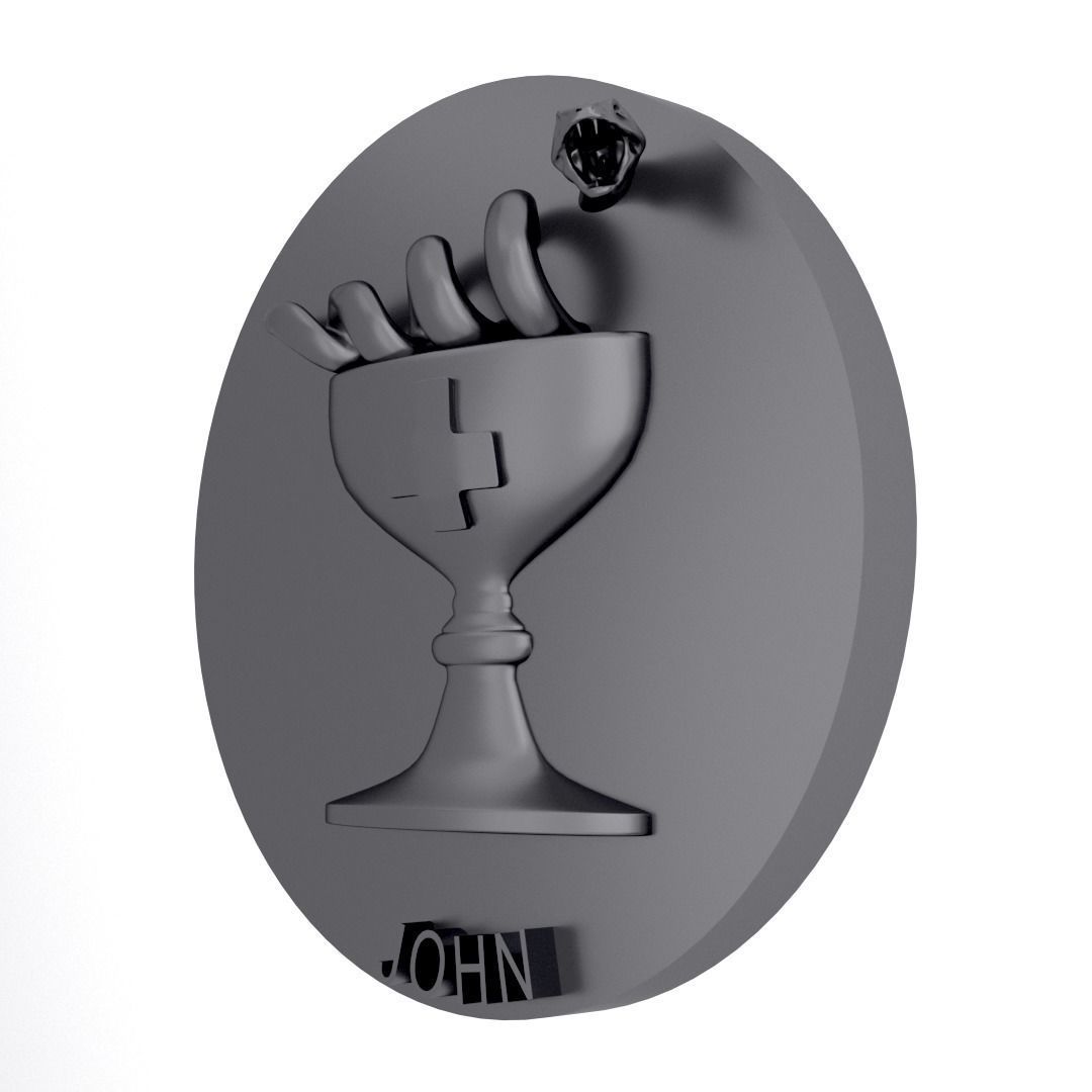 Symbols of the Apostles - JOHN 3D model | CGTrader